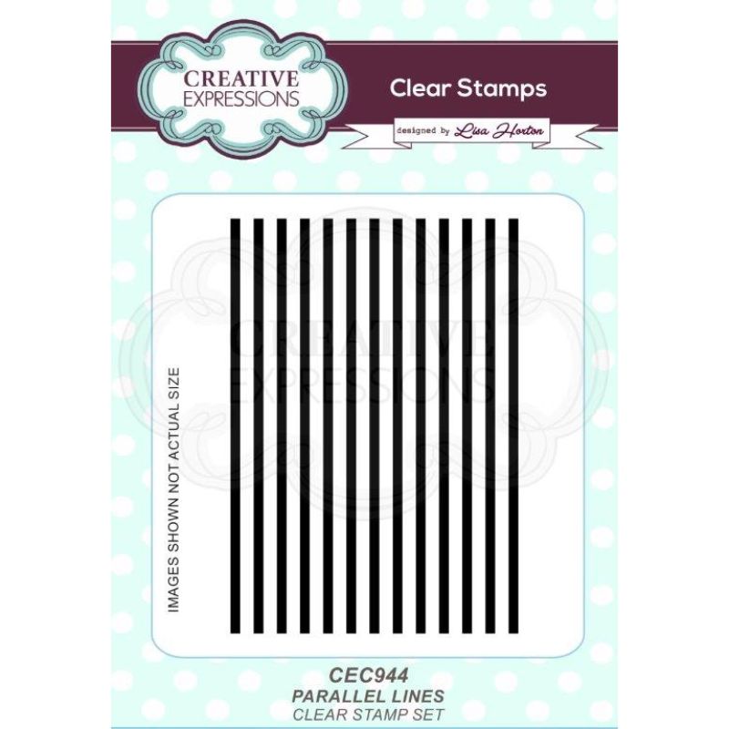 Lisa Horton - Background Stamps - Parallel Lines